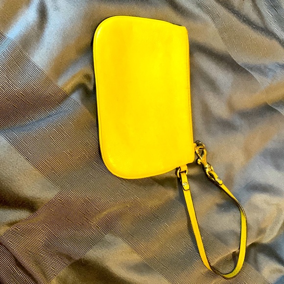 Coach | Bags | Coach Wristlet In Yellow | Poshmark